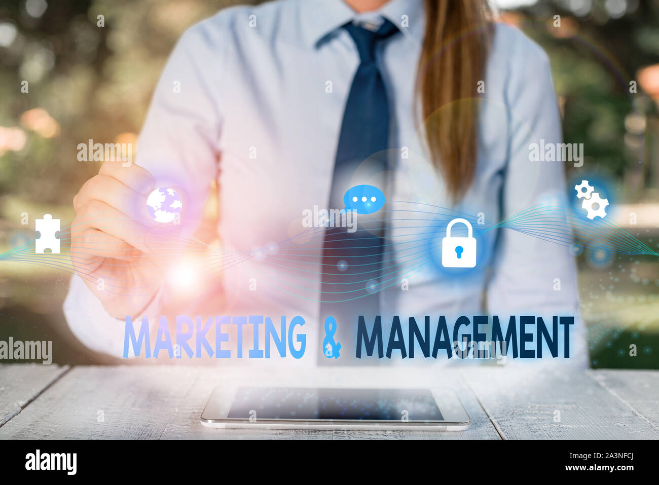 Conceptual hand writing showing Marketing And Management. Concept ...