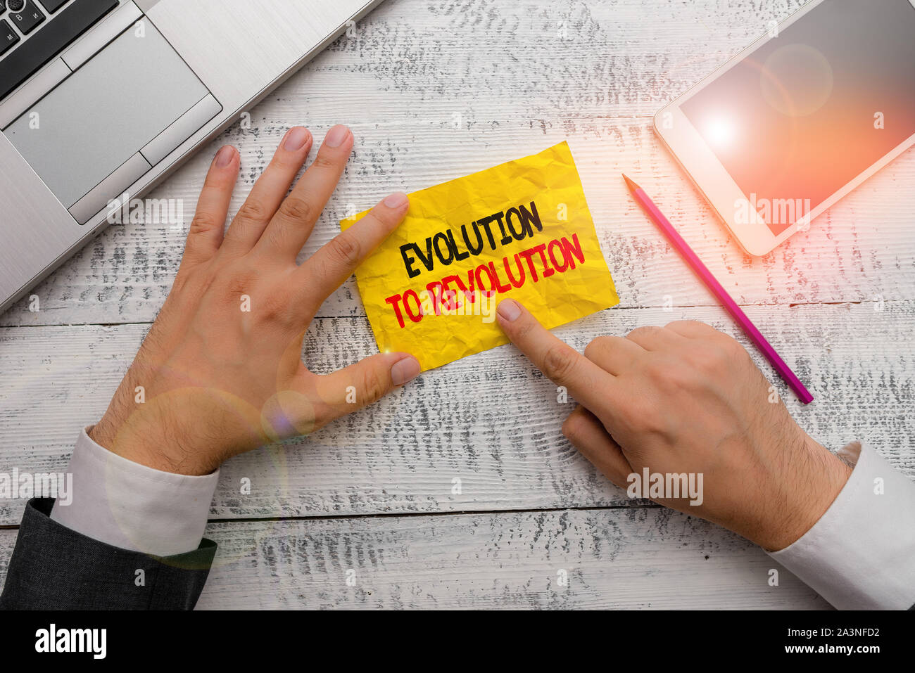 Word writing text Evolution To Revolution. Business photo showcasing ...