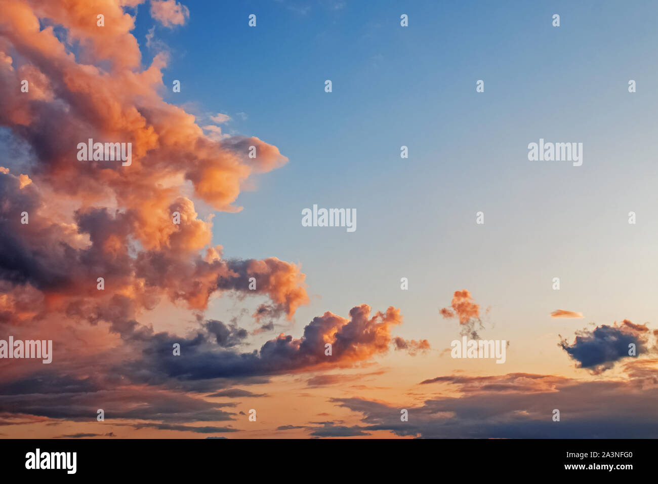 Beautiful fluffy clouds hi-res stock photography and images - Alamy