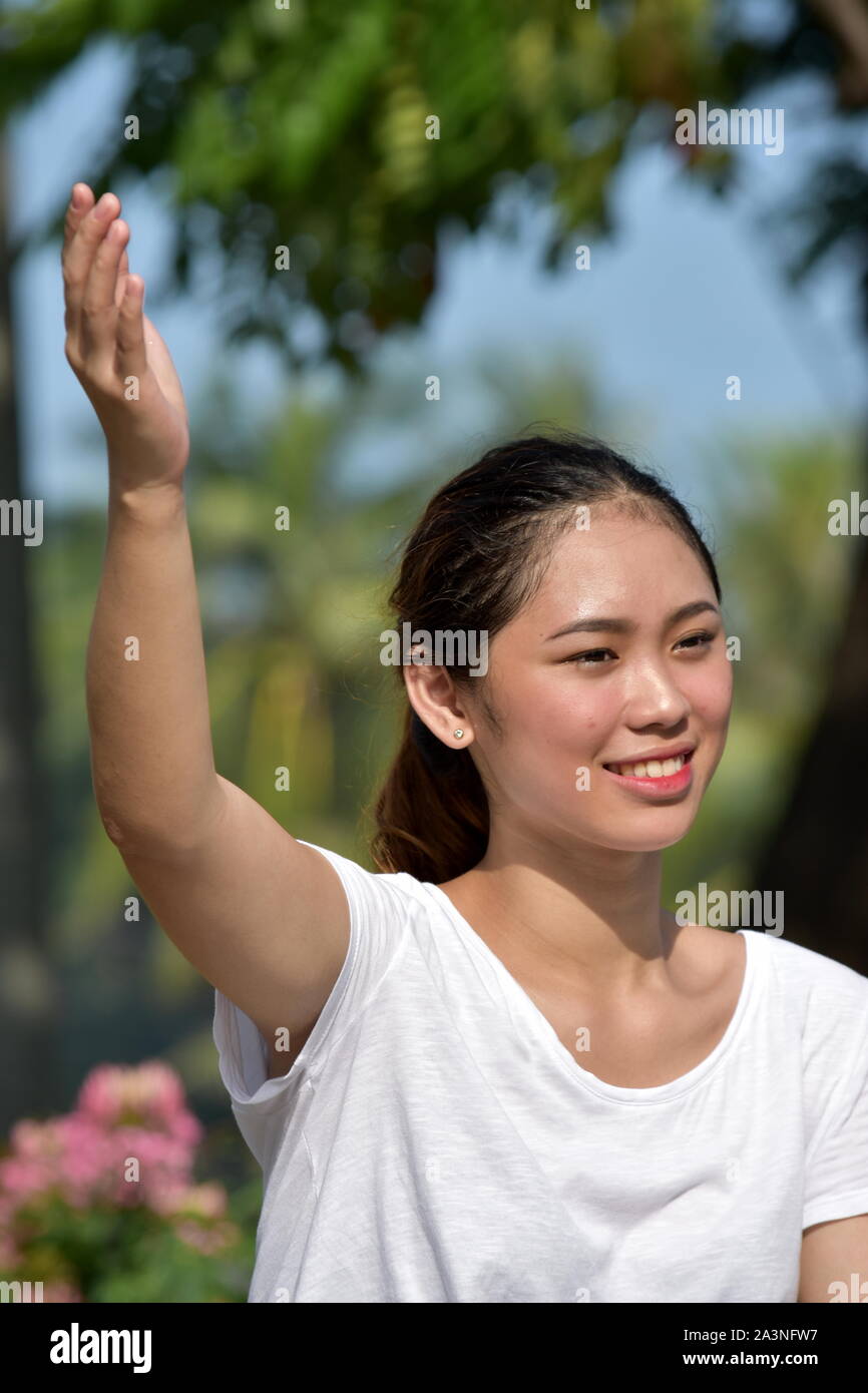 Friendly Adult Female Stock Photo - Alamy