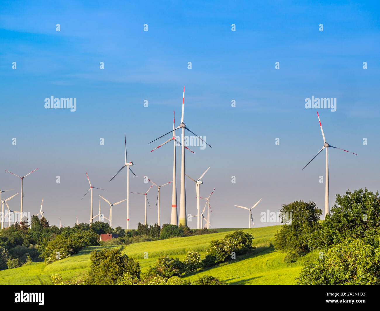 Wind Turbinen farm in Germany Stock Photo - Alamy