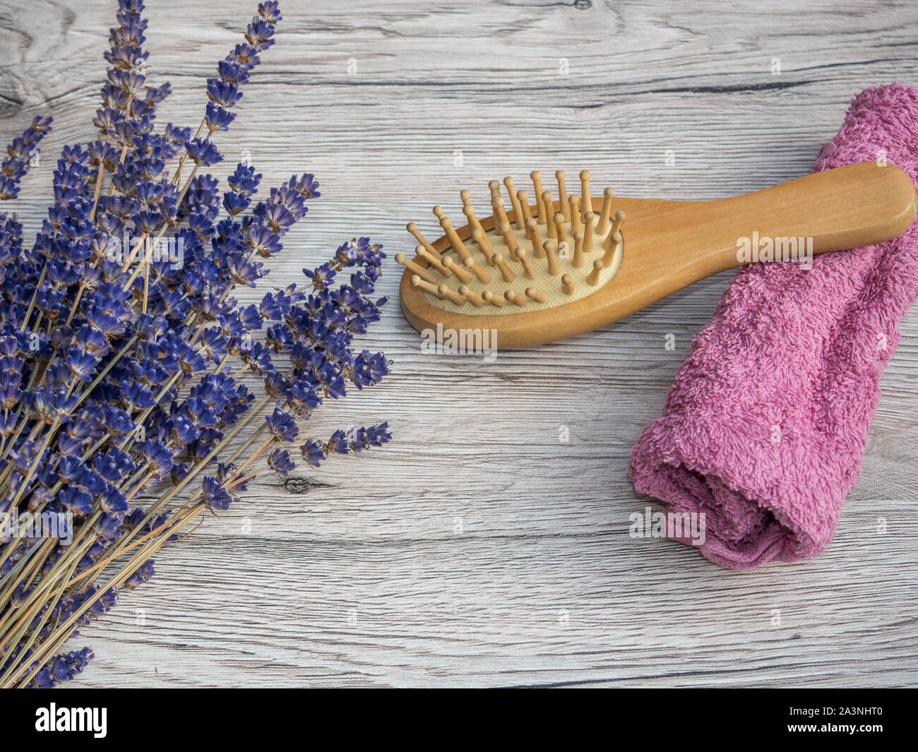 Massage utensils background Stock Photo - Alamy