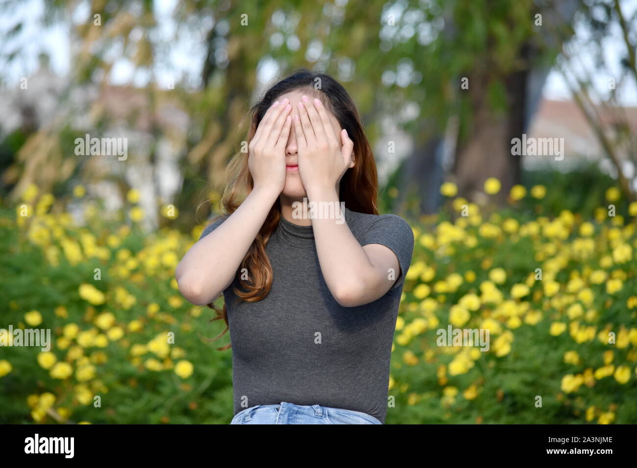 Appreciative beautiful asian woman hi-res stock photography and images ...