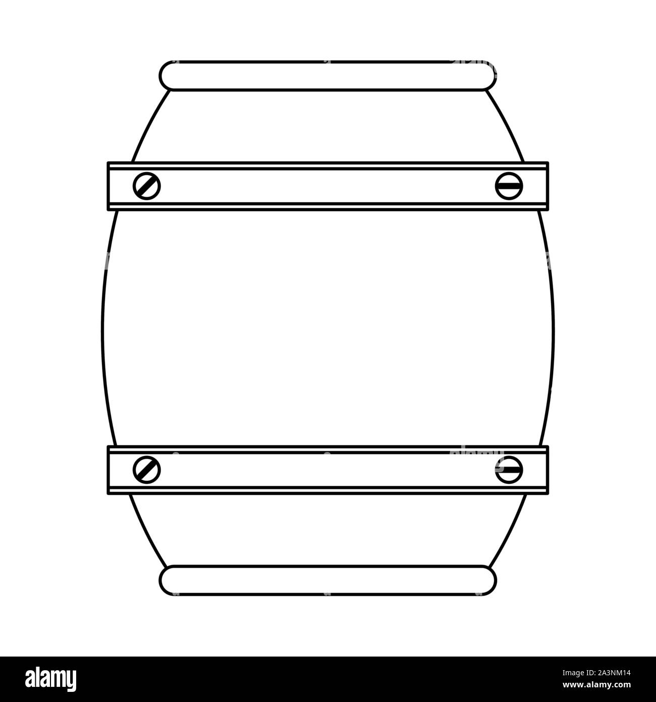 wooden barrel iconimage, flat design Stock Vector Image & Art - Alamy