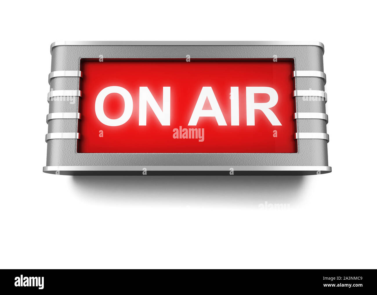 On air sign. 3d illustration isolated on white background Stock Photo ...