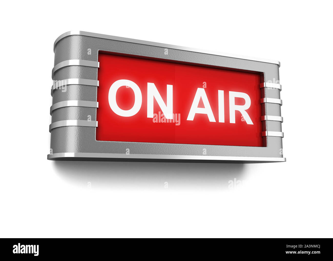 On air sign. 3d illustration isolated on white background Stock Photo ...