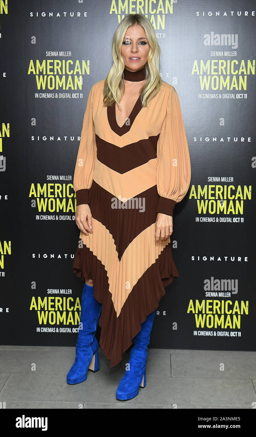 Sienna Miller attends a special screening of American Woman, at the ...