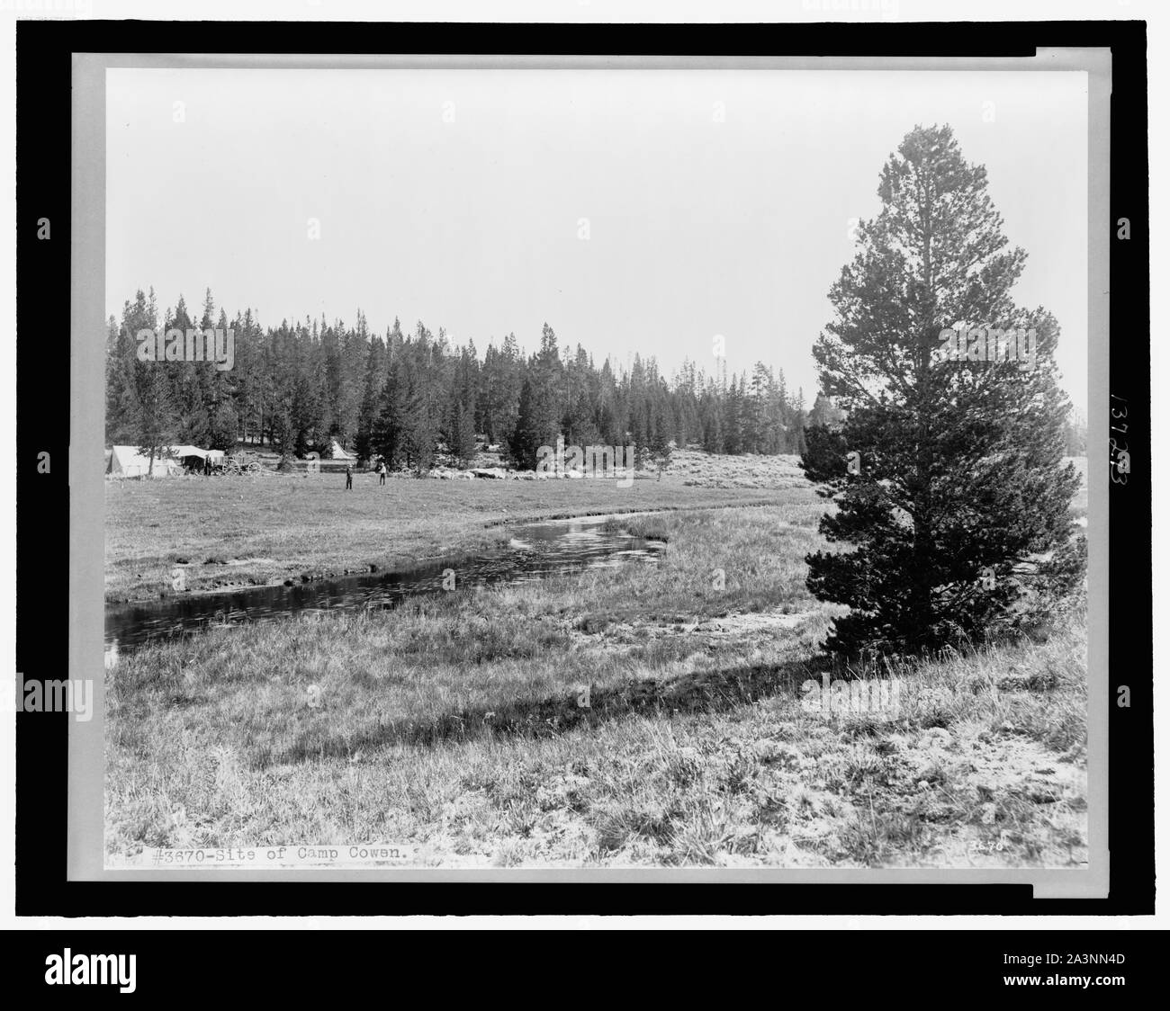 Site of Camp Cowen Stock Photo - Alamy