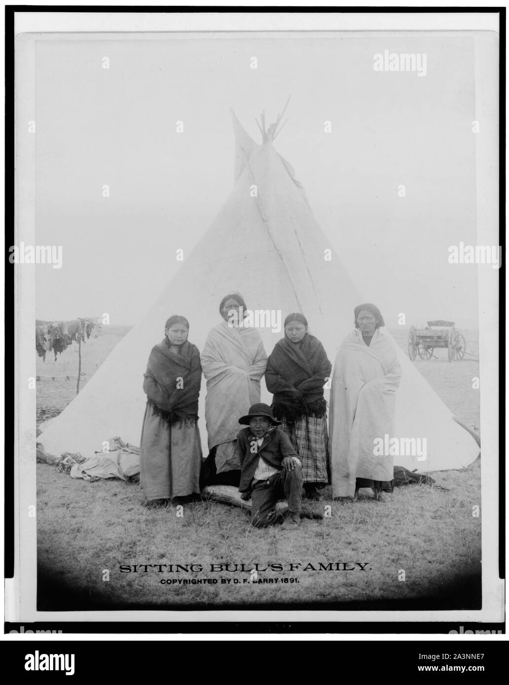 Sitting Bull's family / D.F. Barry Stock Photo - Alamy