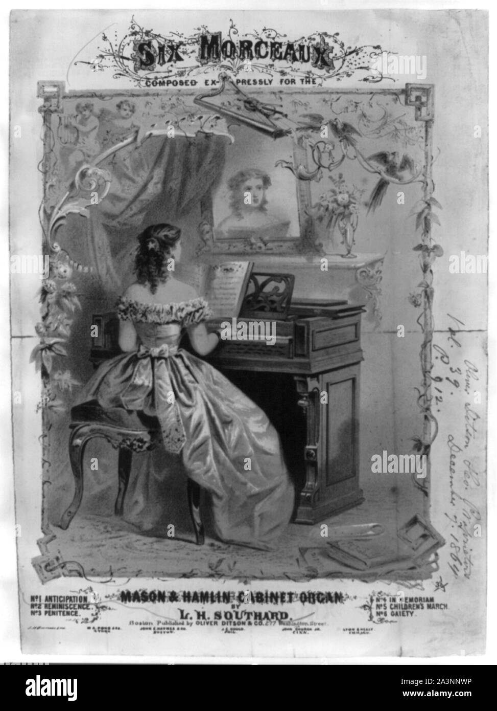 Cabinet organ Black and White Stock Photos & Images - Alamy