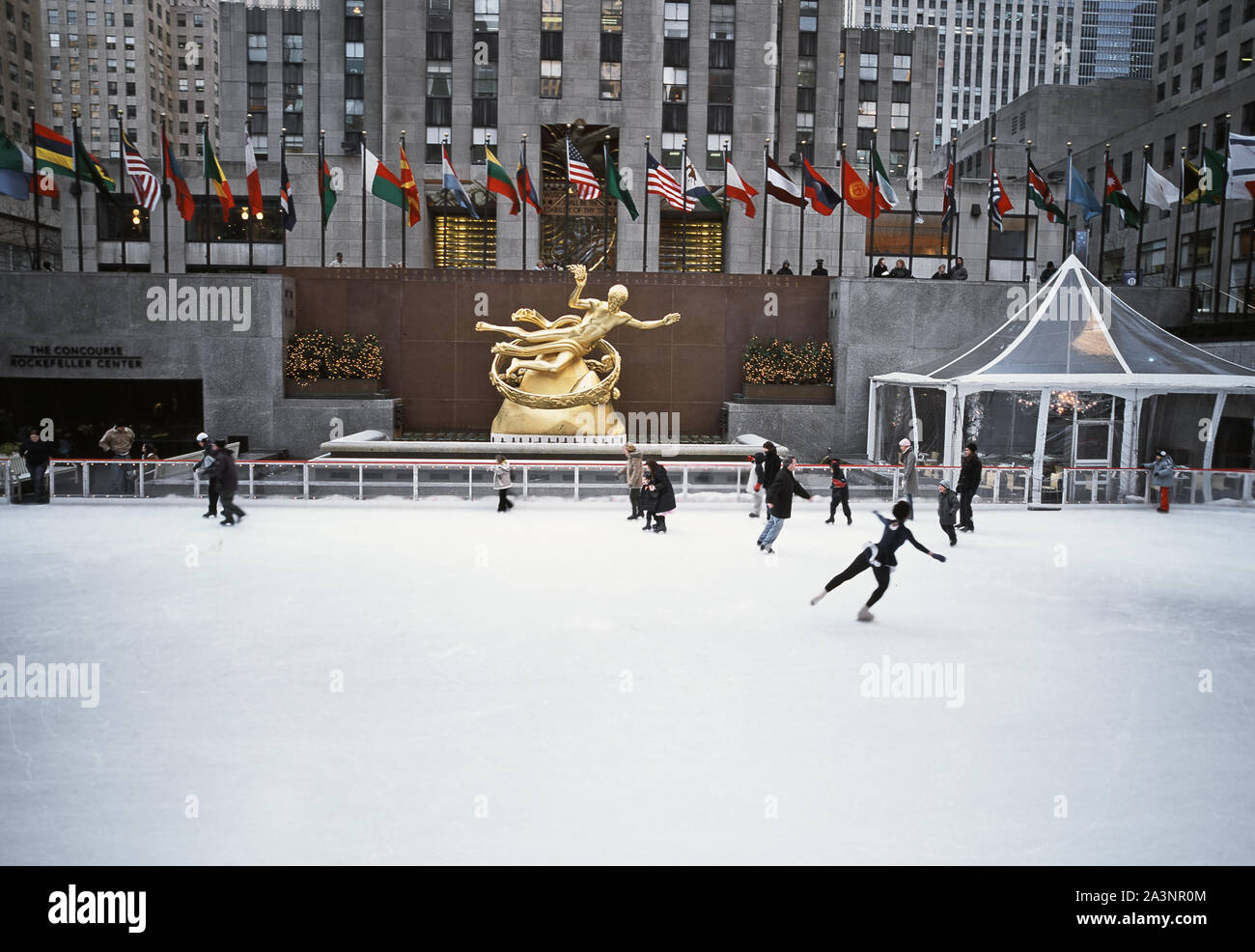 Rockefeller plaza new hi-res stock photography and images - Alamy