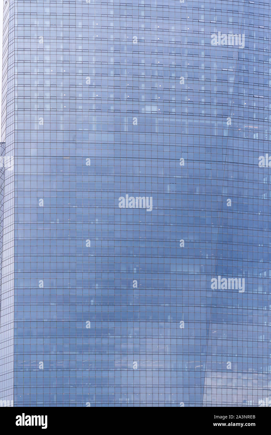 Urban abstract - window facade of business center office building with ...