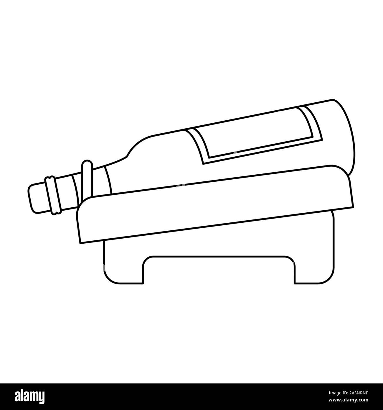 wine bottle and holder design Stock Vector Image & Art - Alamy