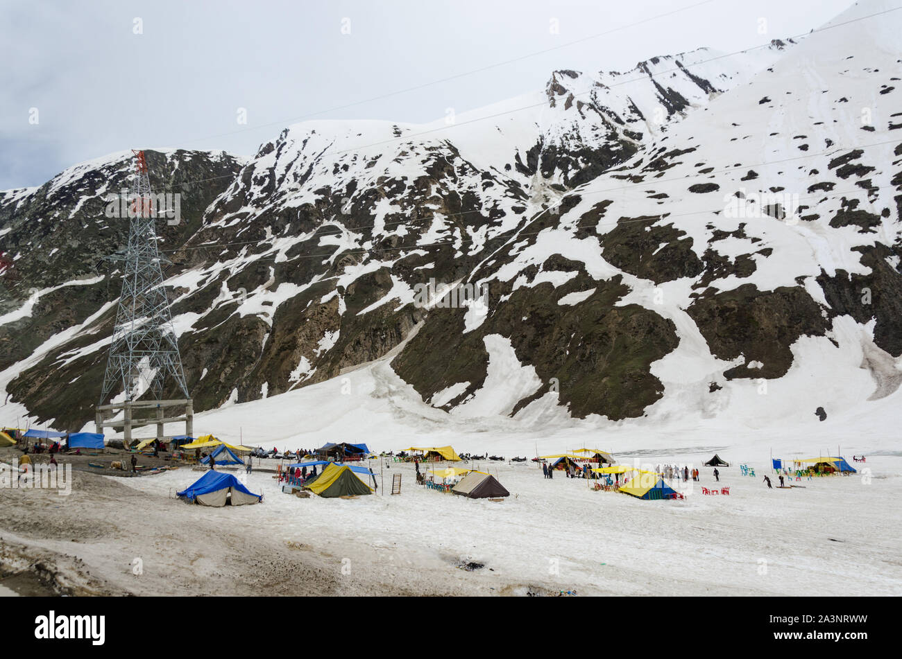 Zero point which is a tourist attraction situated on the roadside of ...