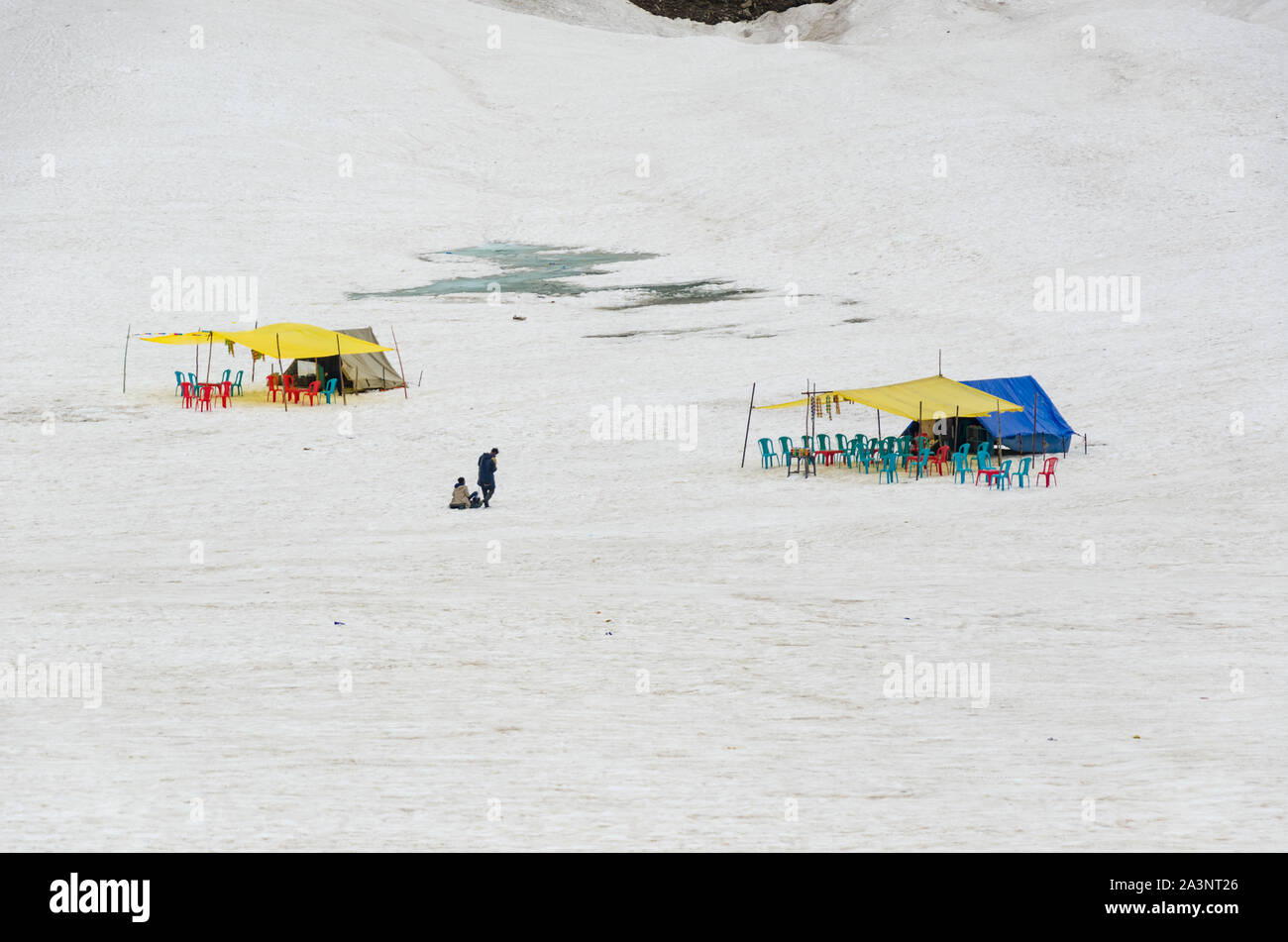 Zero point which is a tourist attraction situated on the roadside of ...