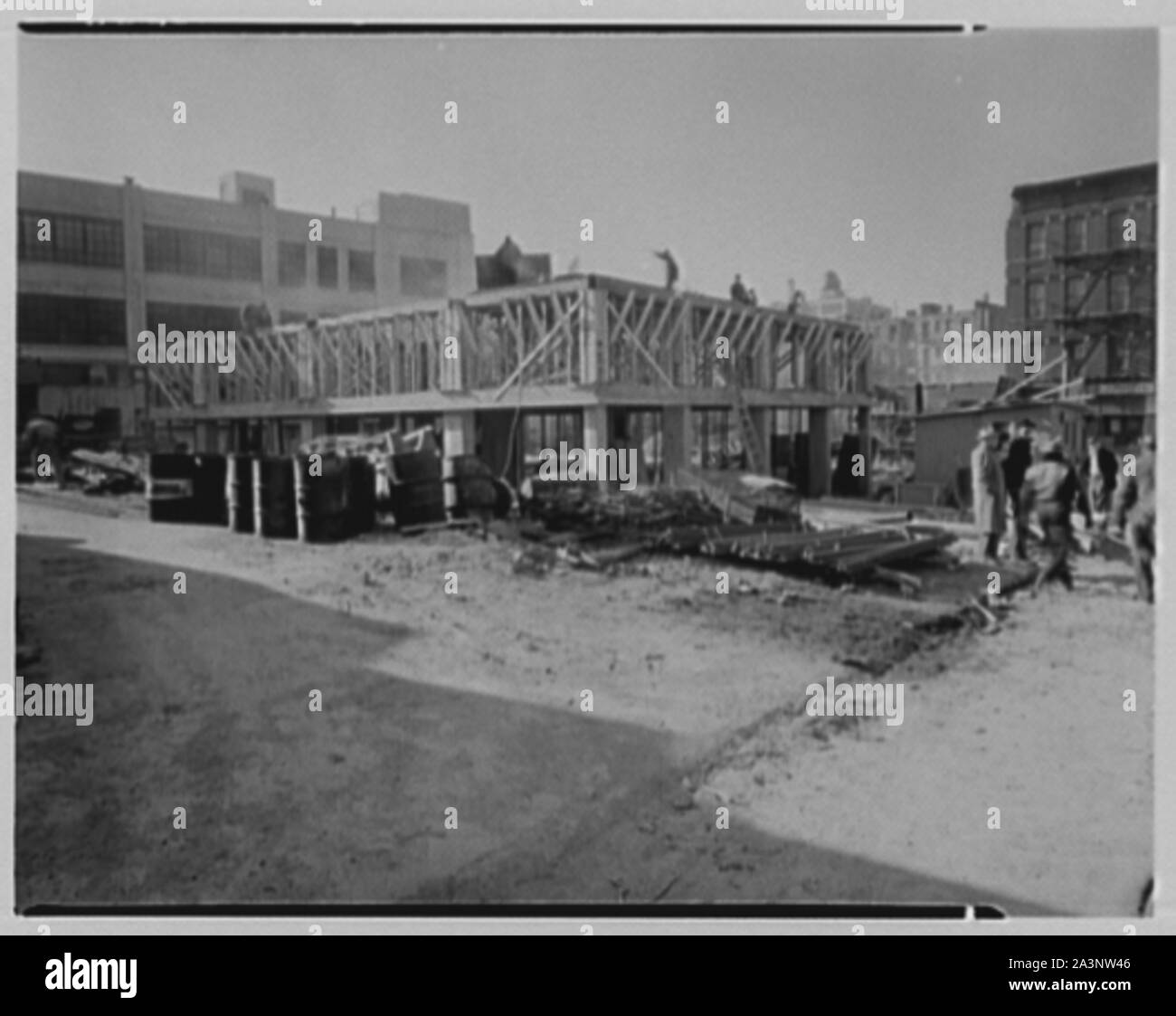 Commercial building project Black and White Stock Photos & Images - Alamy