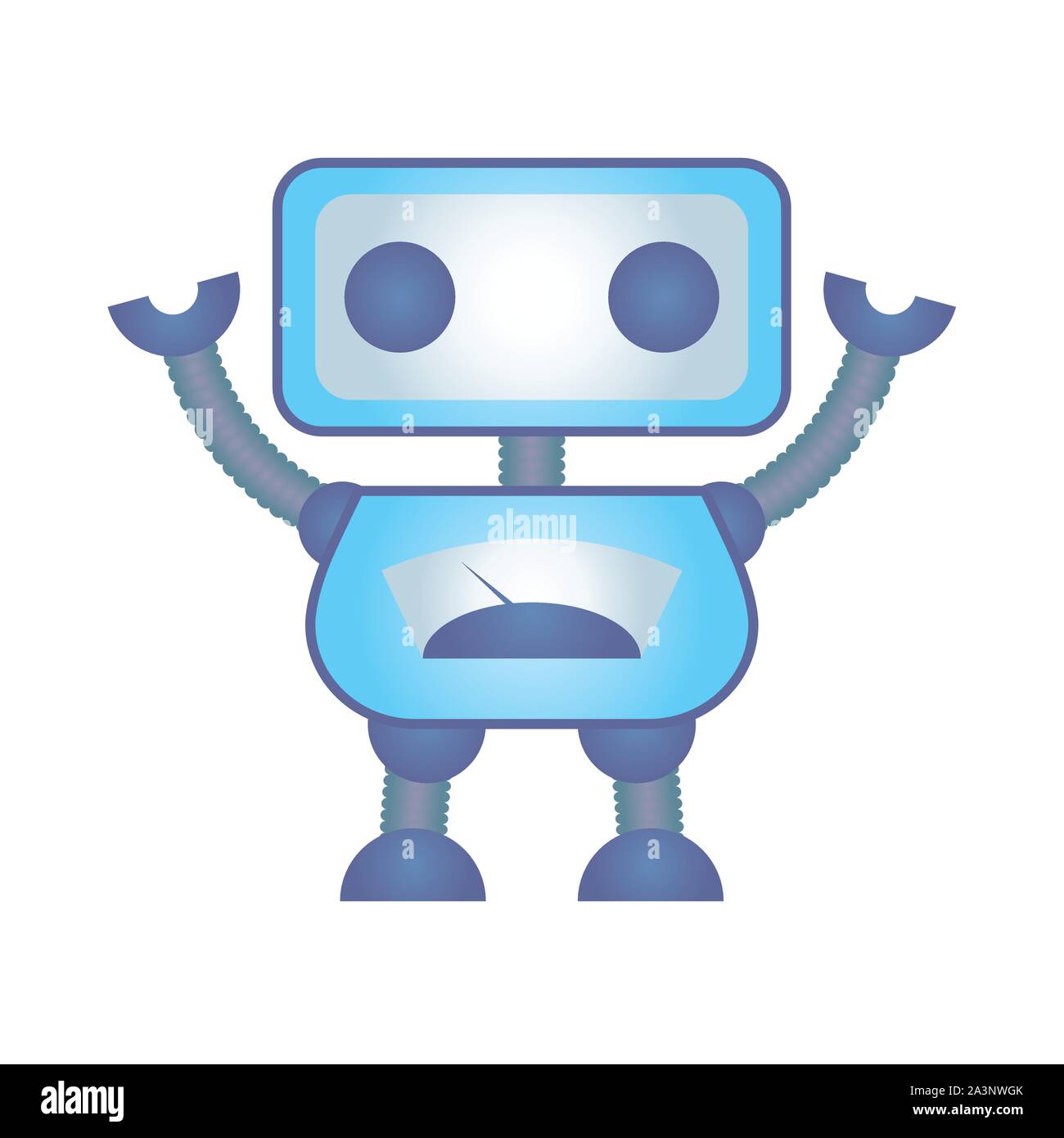 humanoid robot cyborg isolated icon Stock Vector Image & Art - Alamy