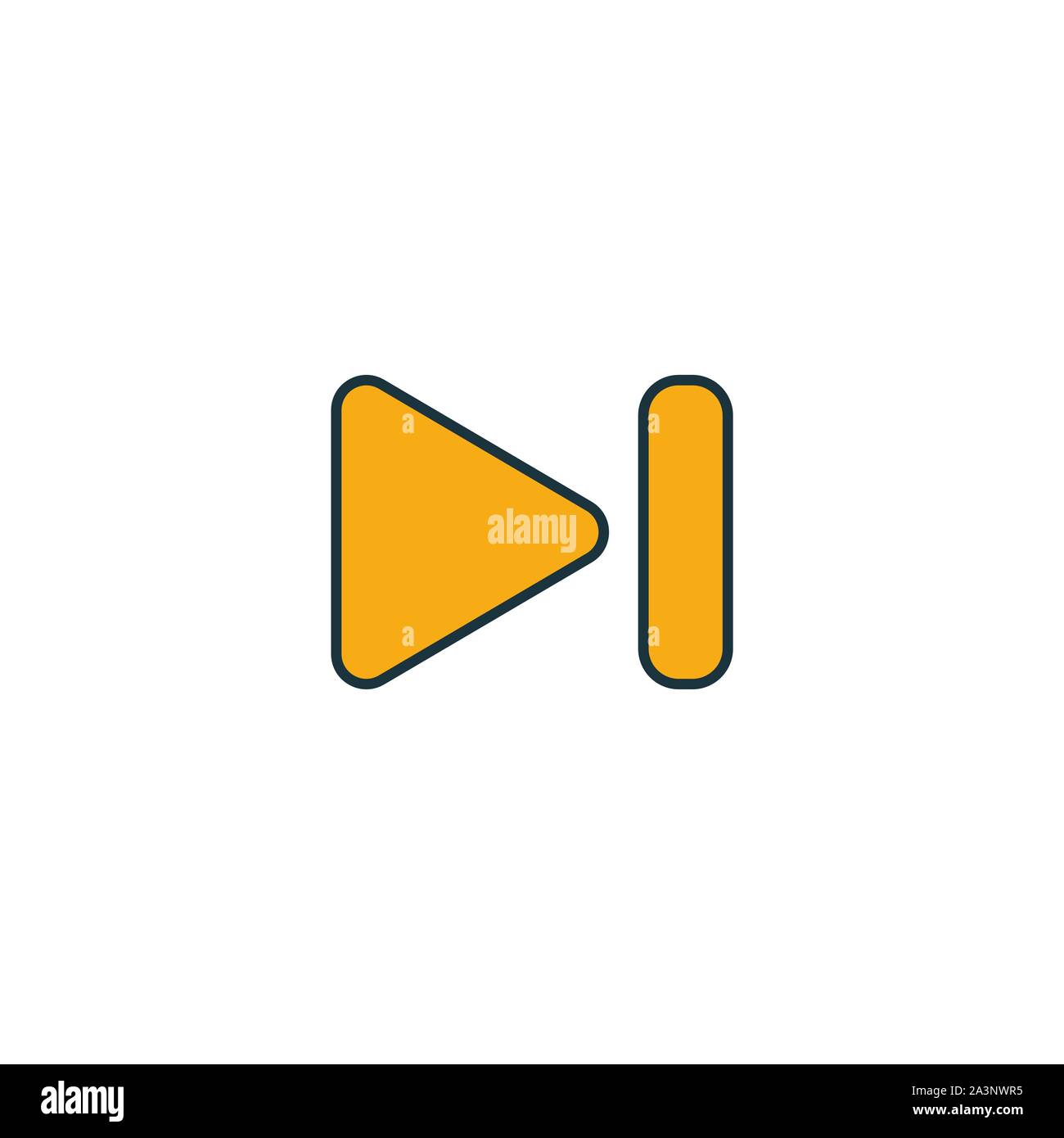 Reverse icon. Outline filled creative elemet from audio buttons icons ...