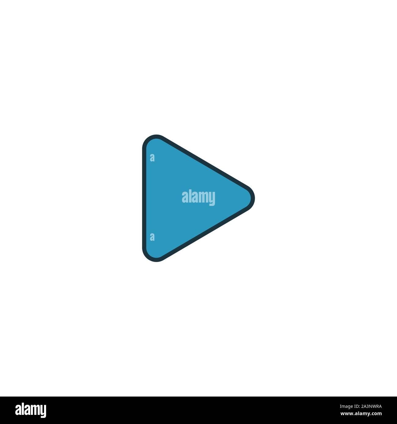 Play icon. Outline filled creative elemet from audio buttons icons ... Play icon. Outline filled creative elemet from audio buttons icons ...