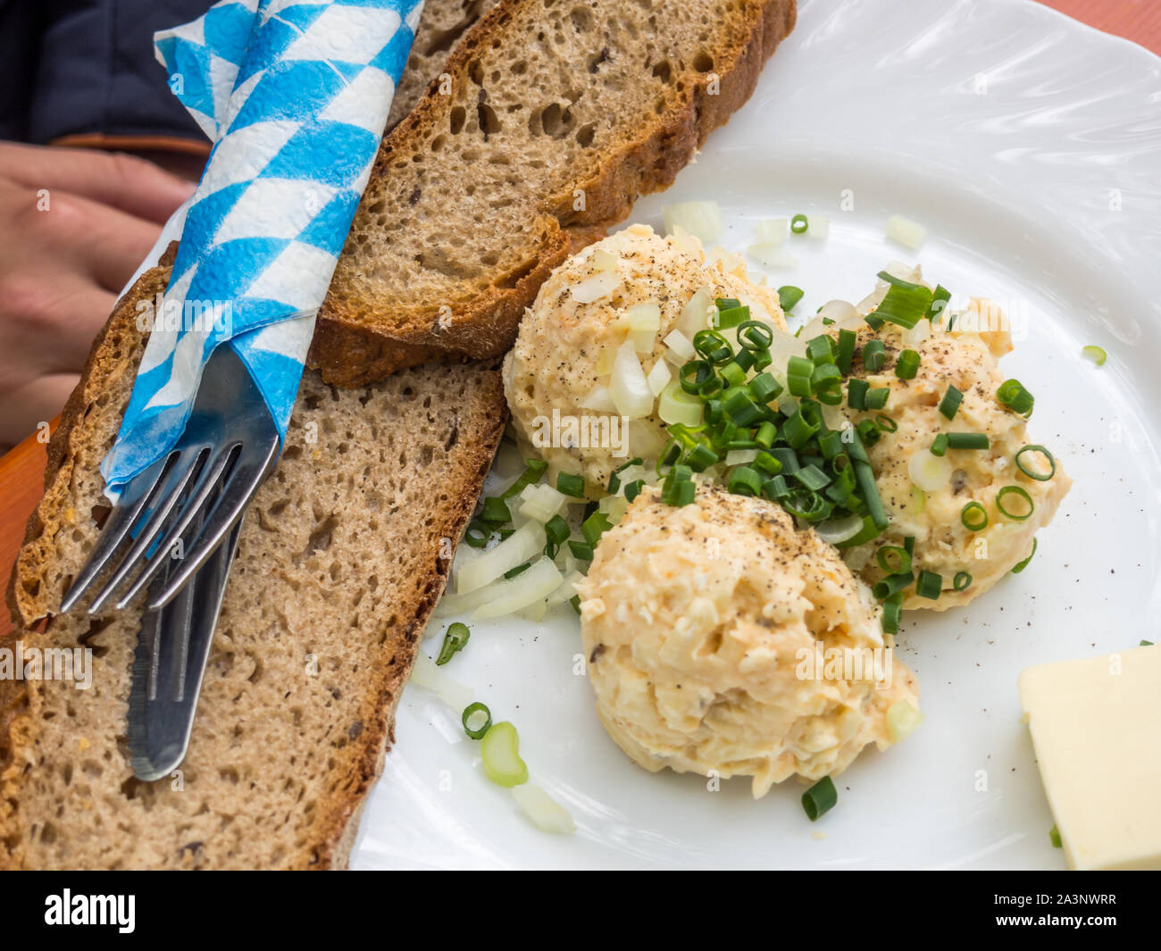 Bavaria "Obatzter" Cheese Stock Photo - Alamy