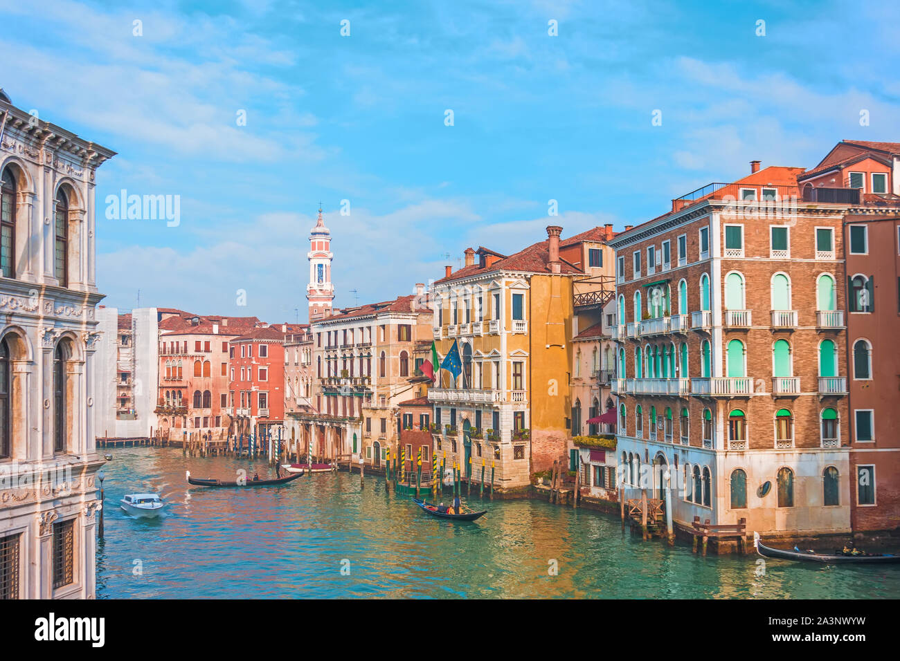 Old colorful brick houses in venice hi-res stock photography and images ...