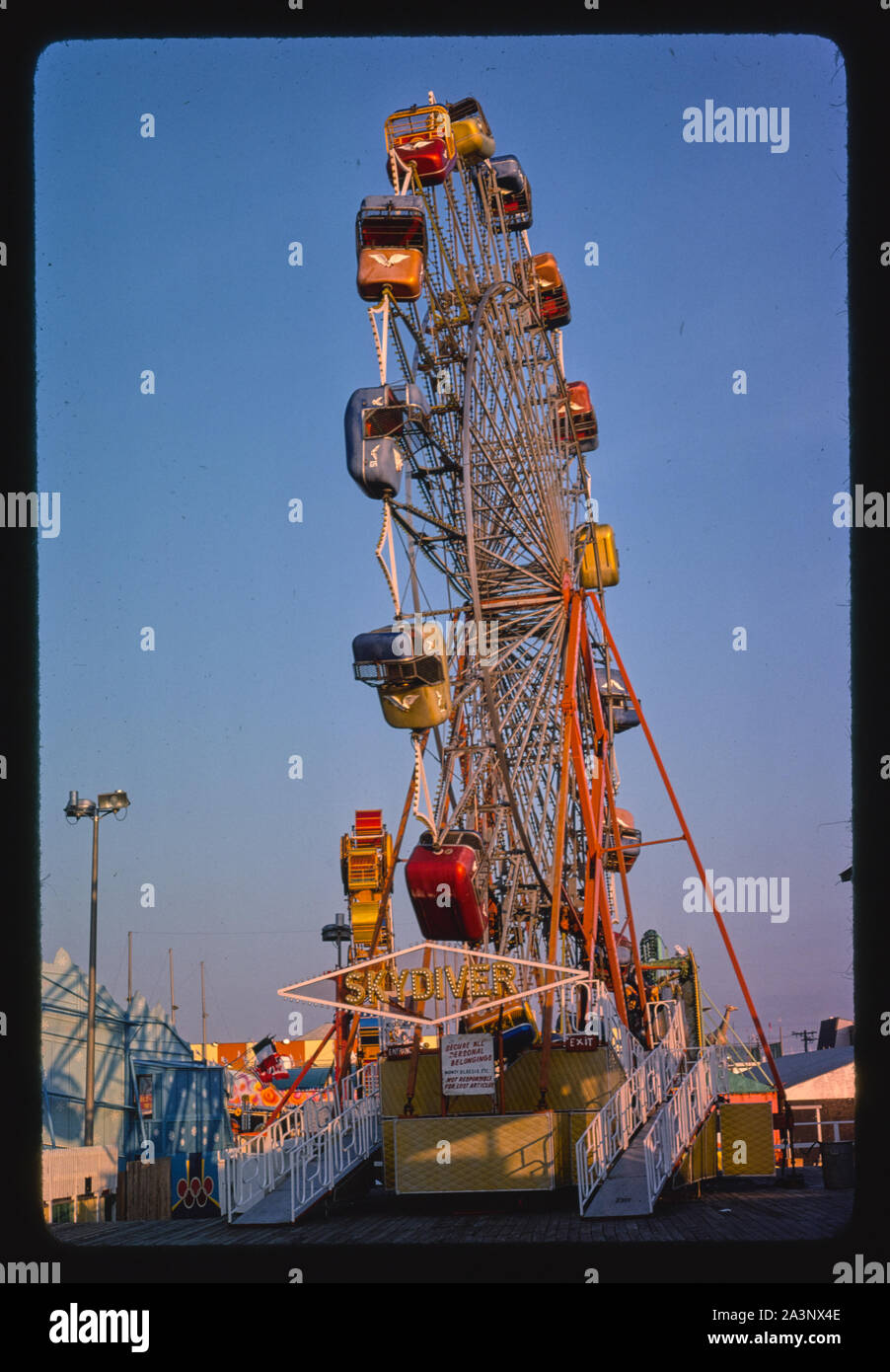 Sky diver ride, Seaside Heights, New Jersey Stock Photo - Alamy