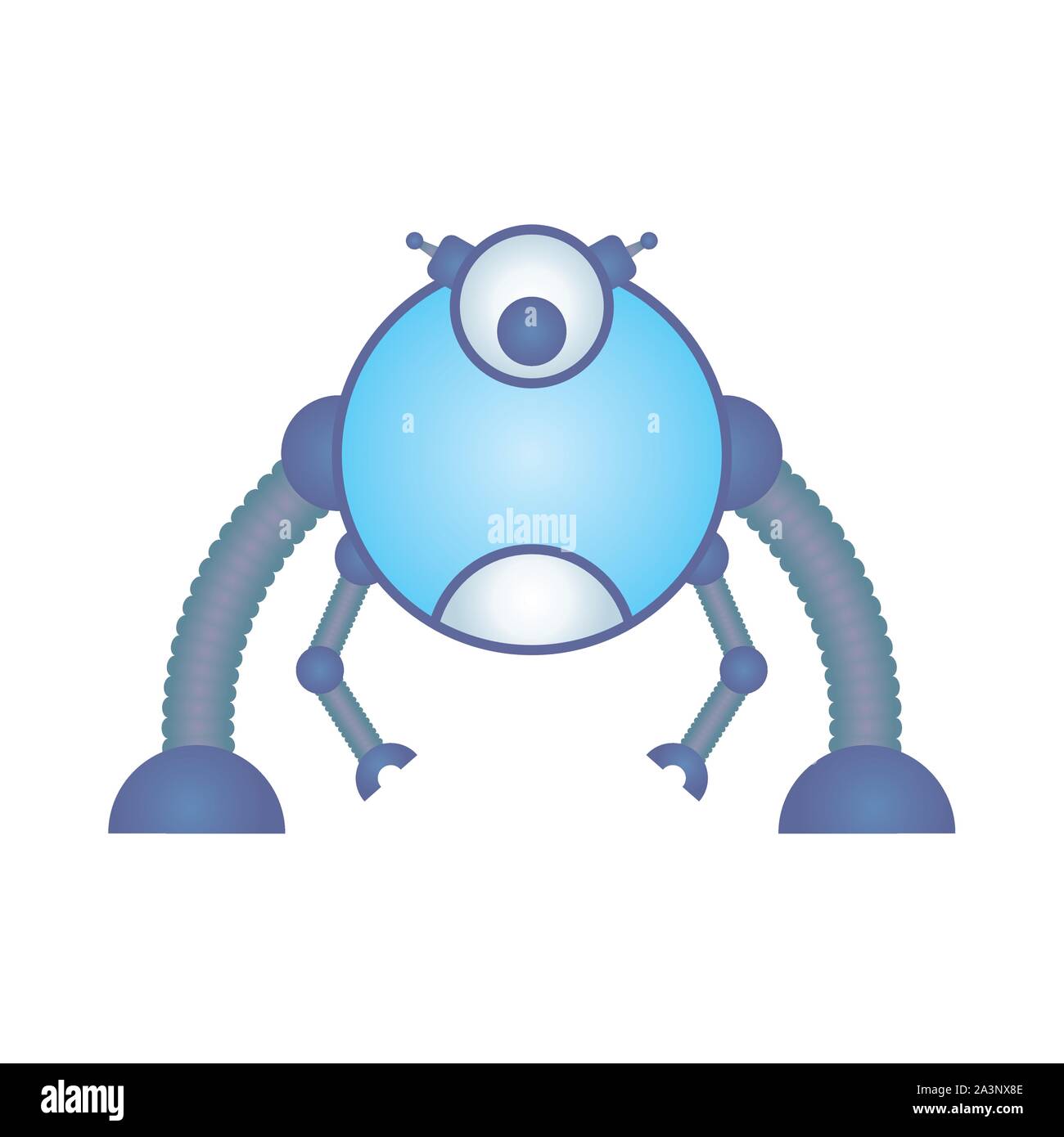 humanoid robot cyborg isolated icon Stock Vector Image & Art - Alamy