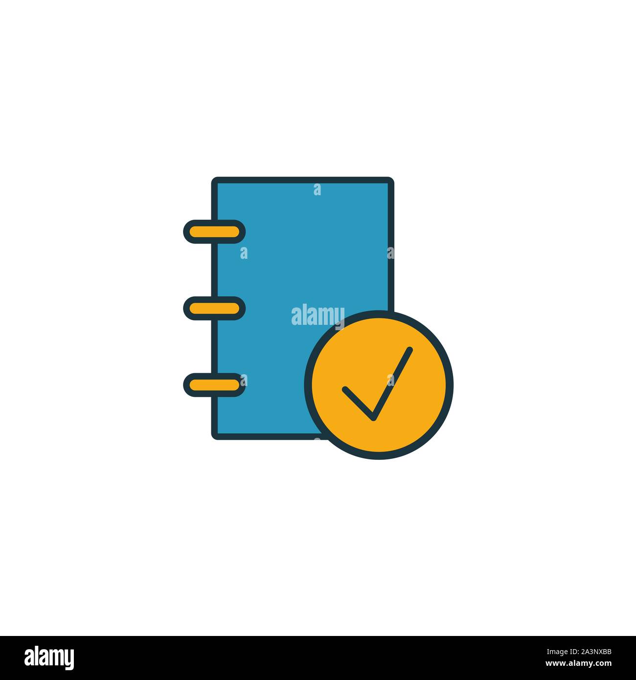 Corporate Policies icon. Outline filled creative elemet from business ...