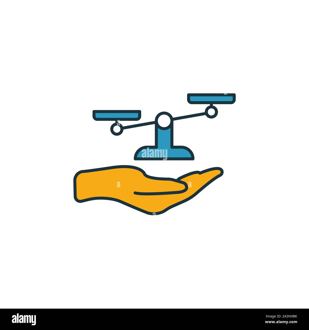 Ethical Responsibility icon. Outline filled creative elemet from ...