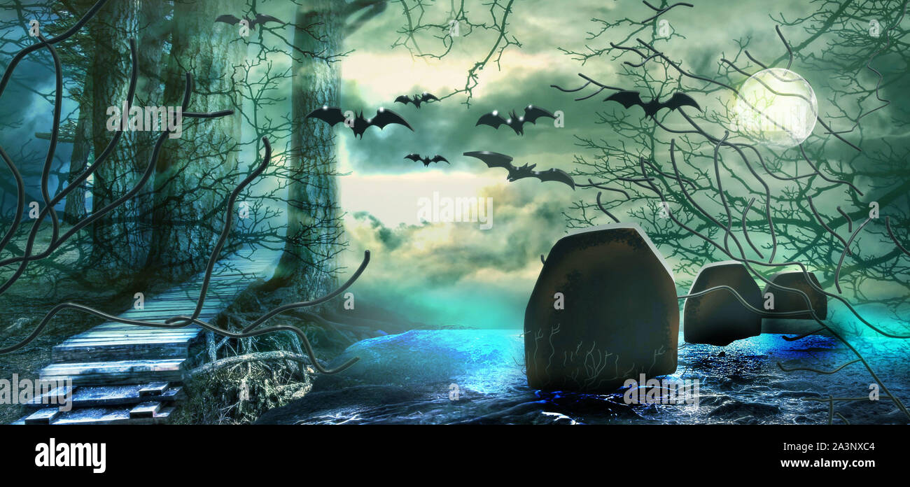 Forrest cartoon hi-res stock photography and images - Alamy