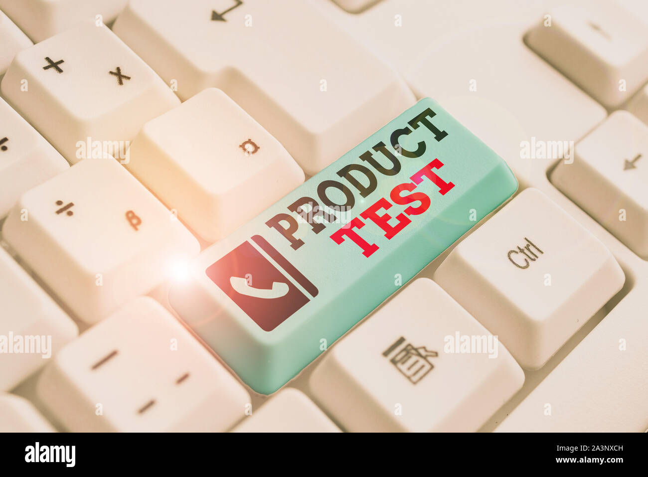 Text sign showing Product Test. Business photo text process of ...