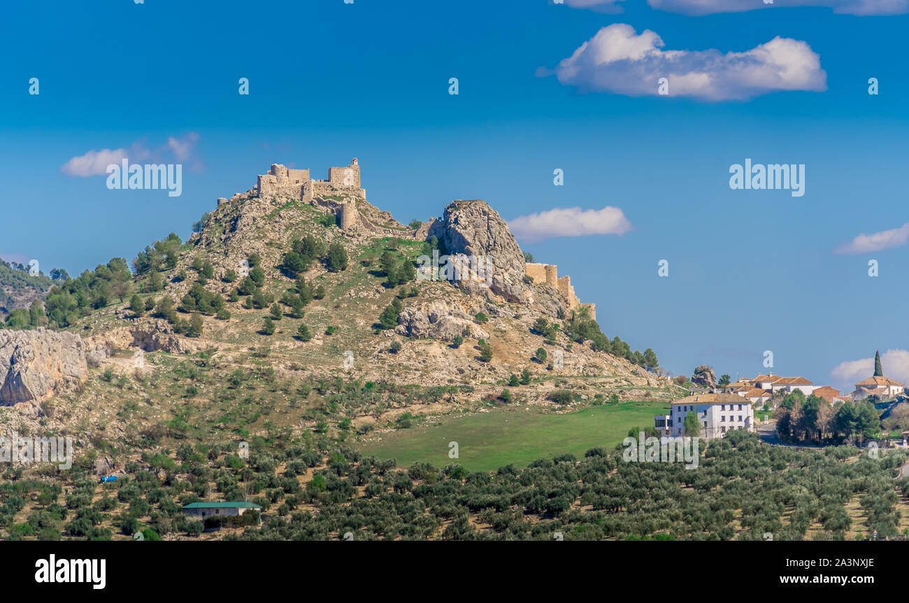 Moclin medieval walled picturesque village in Andalusia close to ...