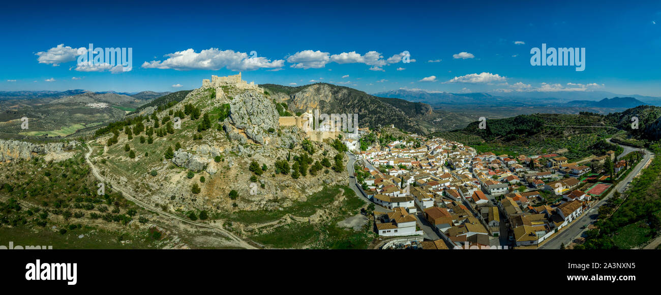 Moclin medieval walled picturesque village in Andalusia close to ...