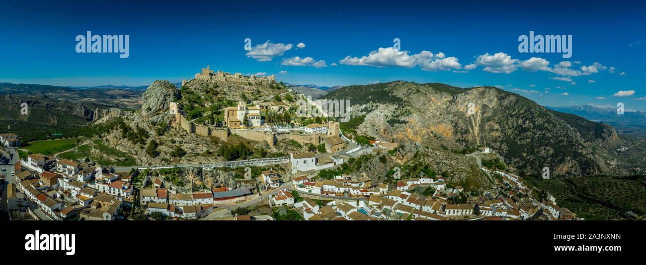 Moclin medieval walled picturesque village in Andalusia close to ...