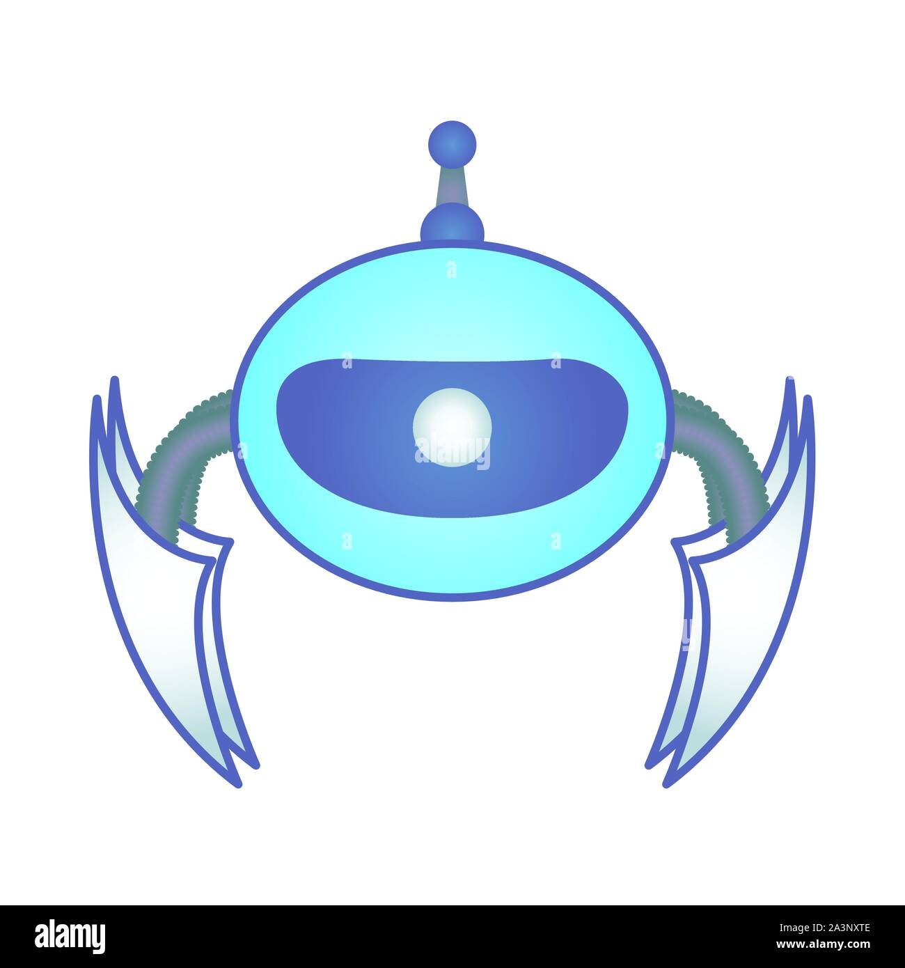 robot cyborg tech isolated icon Stock Vector Image & Art - Alamy