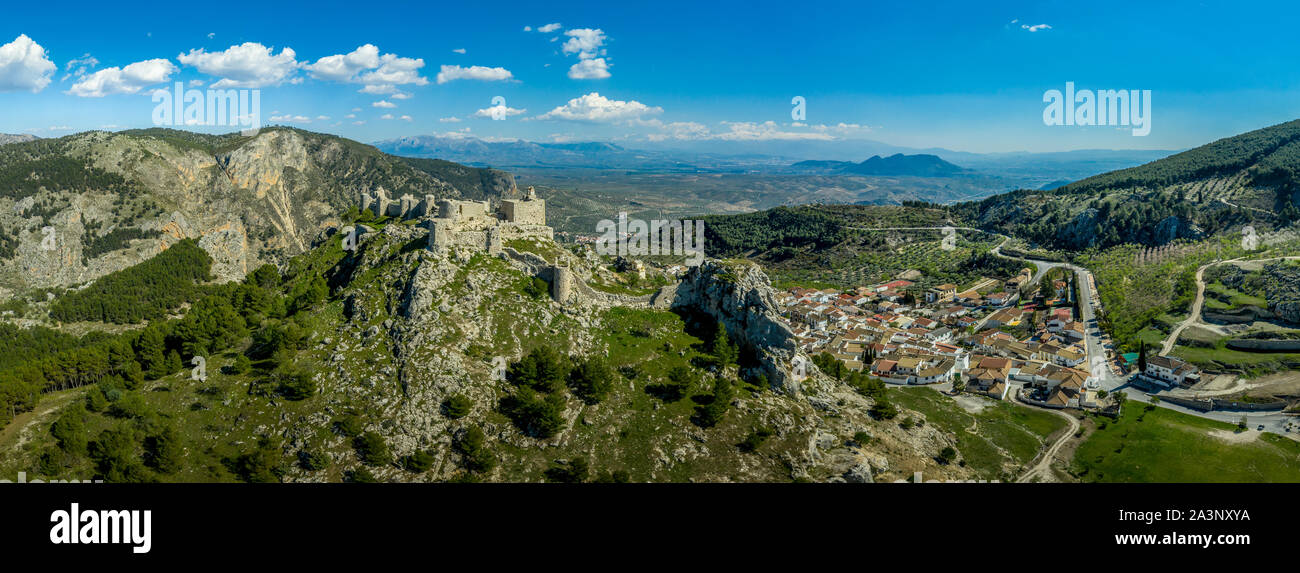 Moclin medieval walled picturesque village in Andalusia close to ...