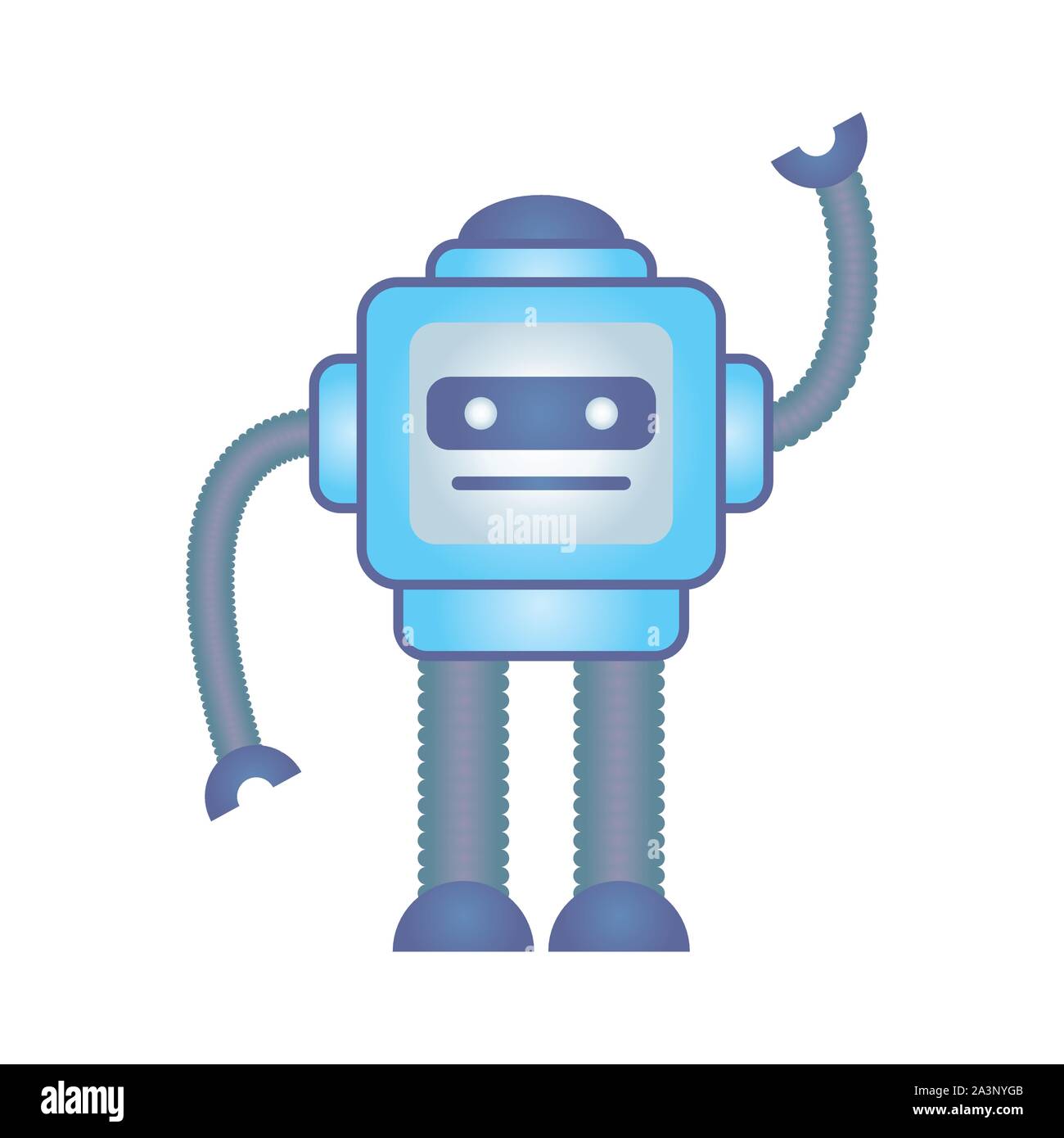 humanoid robot cyborg isolated icon Stock Vector Image & Art - Alamy