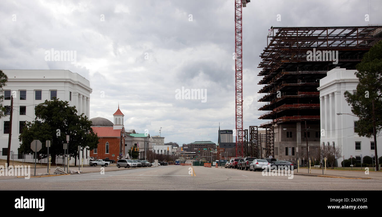 Skyline views of downtown area, Montgomery, Alabama Stock Photo - Alamy