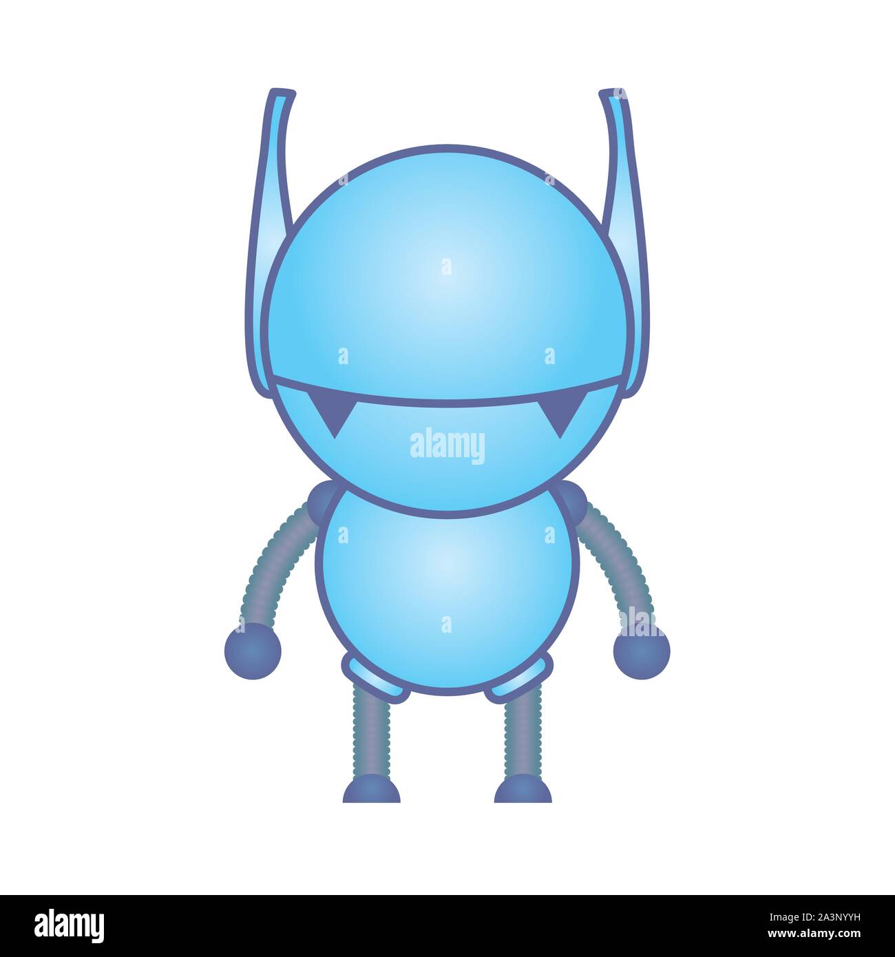 humanoid robot cyborg isolated icon Stock Vector Image & Art - Alamy