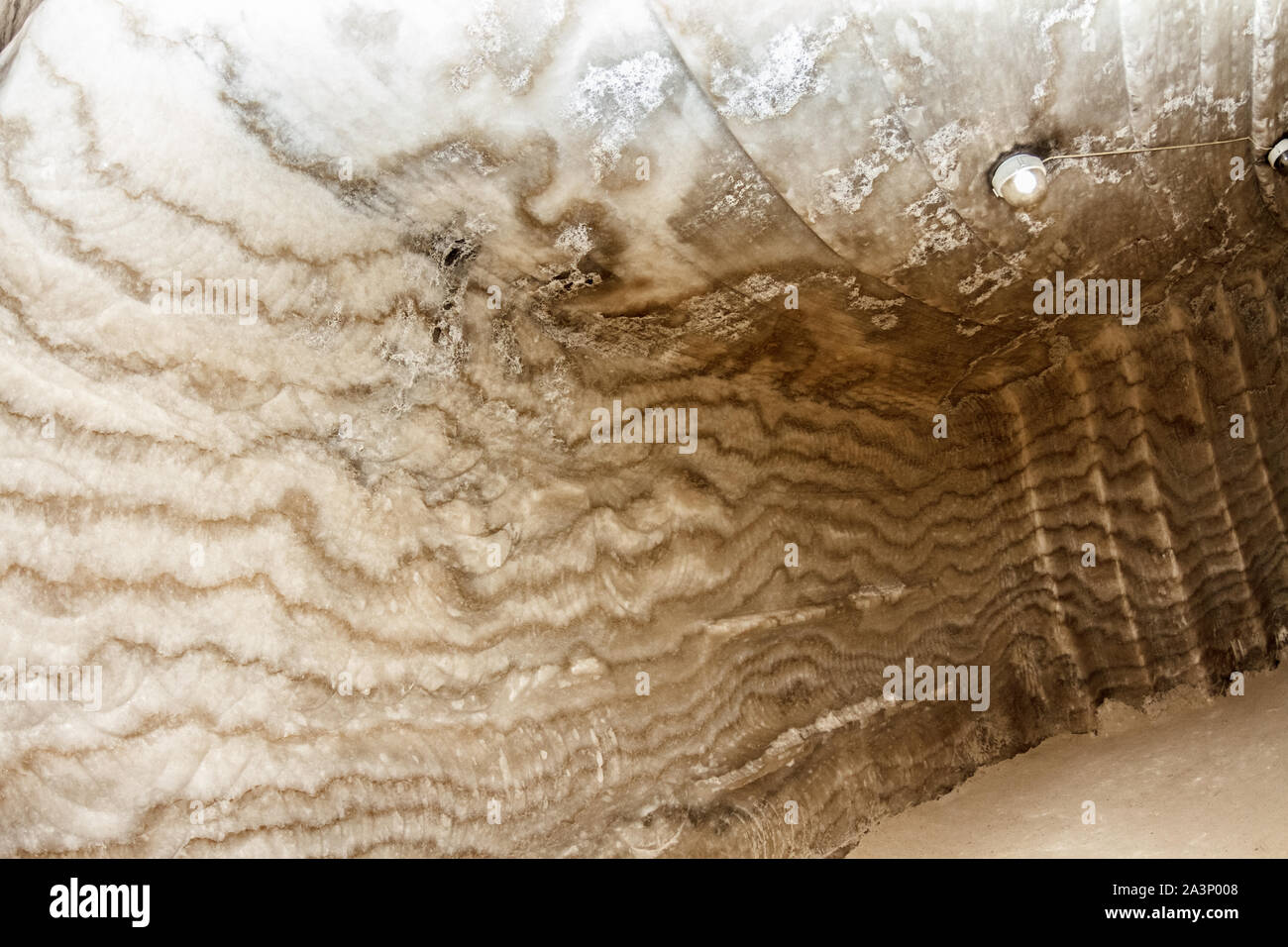 The texture of the salt. Salt wall Stock Photo - Alamy