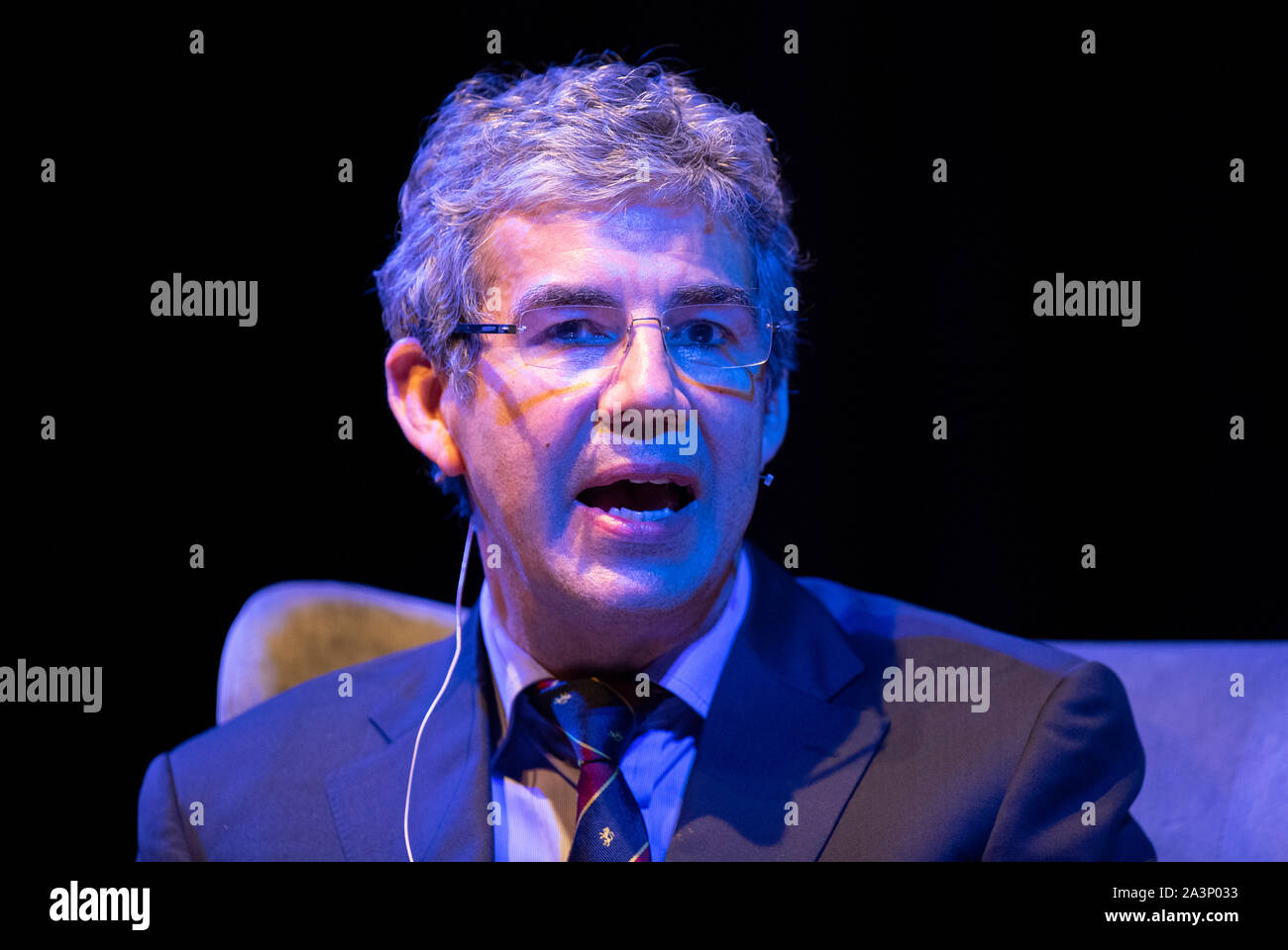 Manchester, UK. 9th Oct, 2019. David Nott, a trauma surgeon who has ...