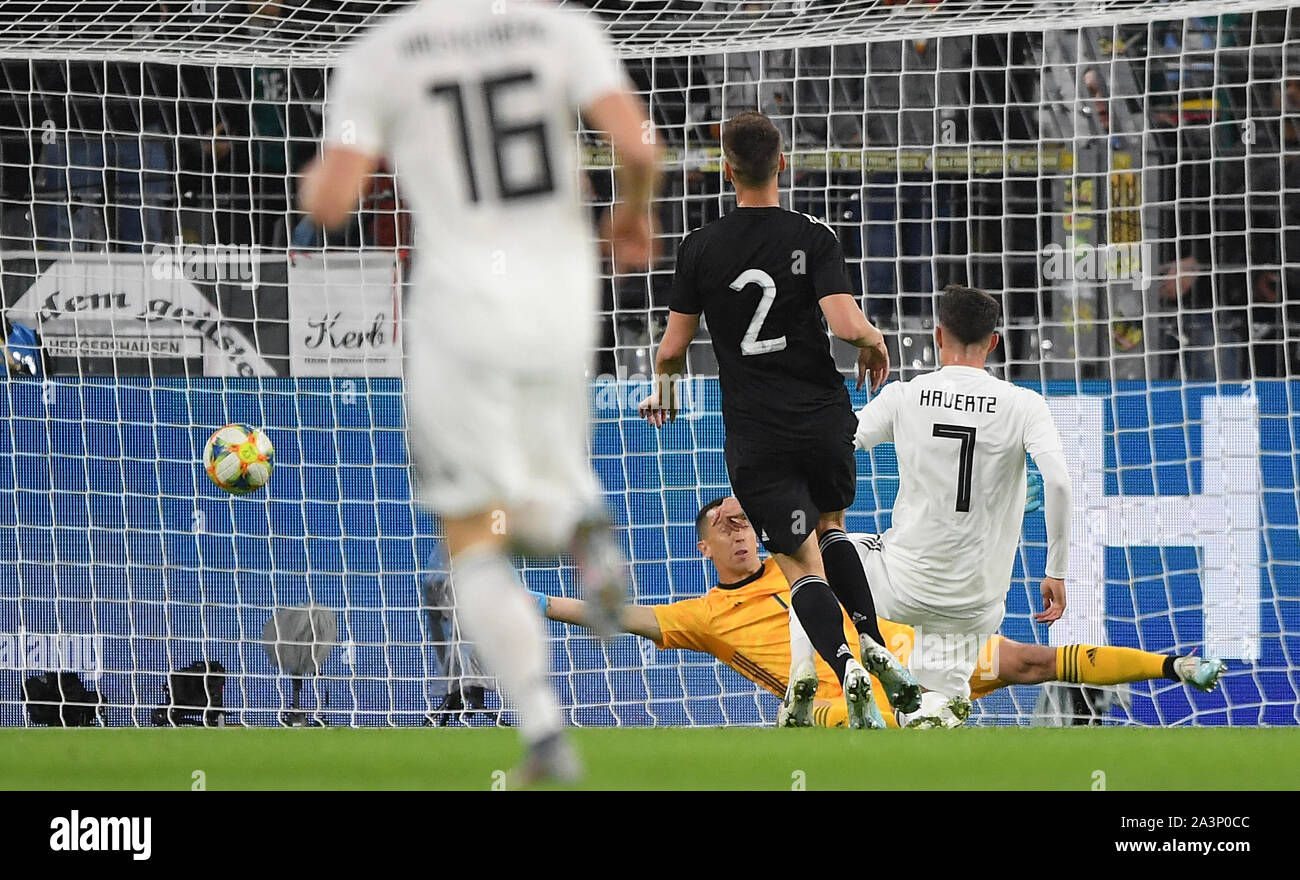 Dortmund, Germany. 09th Oct, 2019. goal, goals 2: 0: Kai Havertz ...