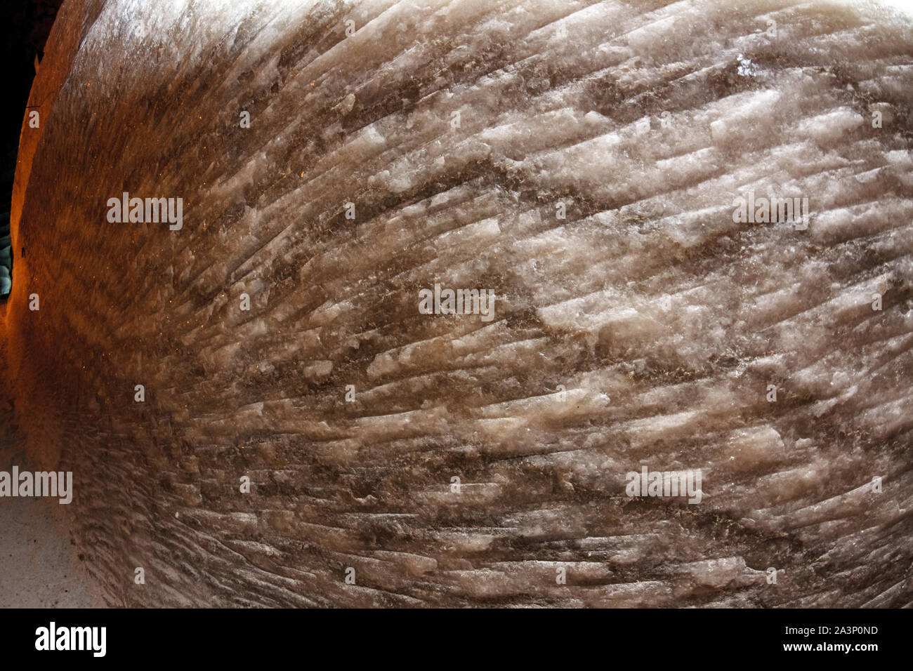 The texture of the salt. Salt wall Stock Photo - Alamy