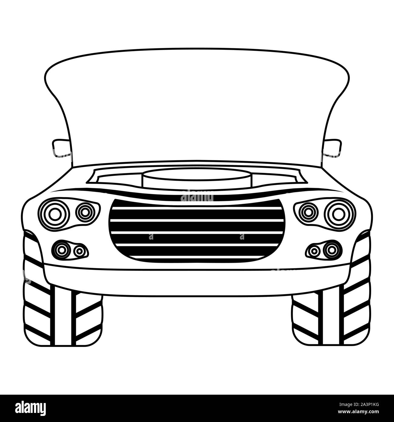 Open engine bonnet Cut Out Stock Images & Pictures - Alamy