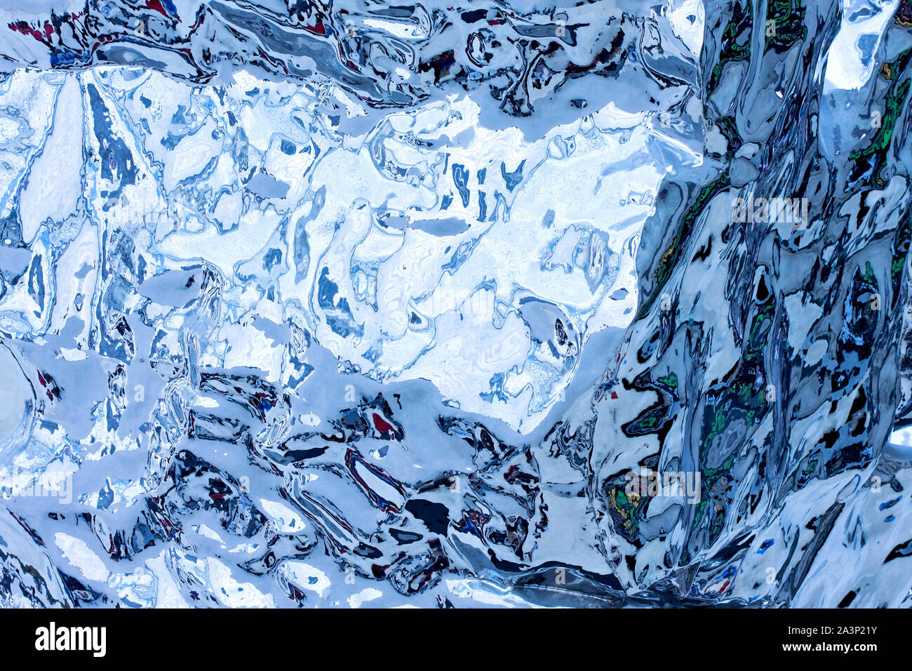 Abstract cold aluminum metal background in blue tone Stock Photo - Alamy