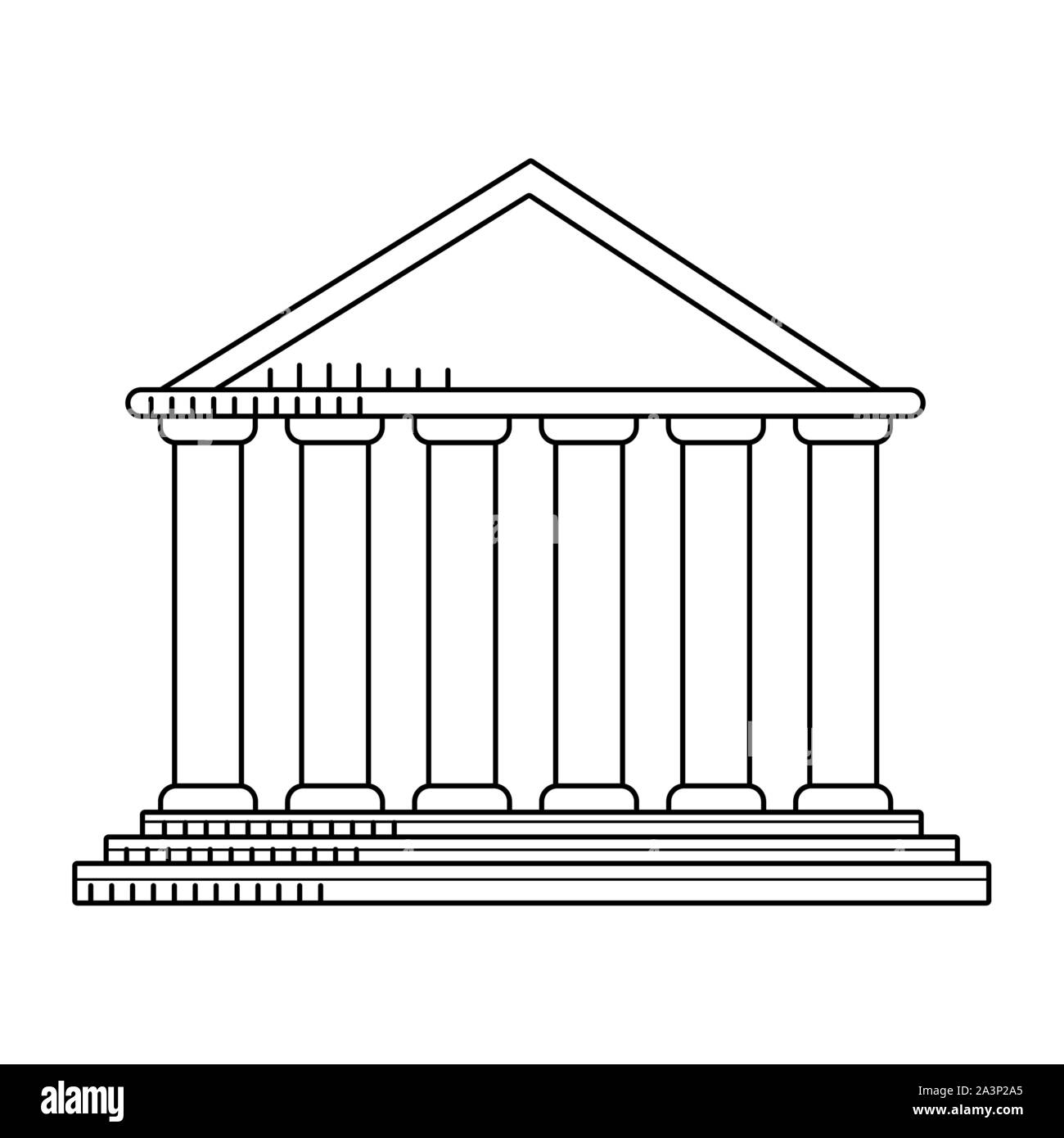 Pantheon rome exterior illustration hi-res stock photography and images ...