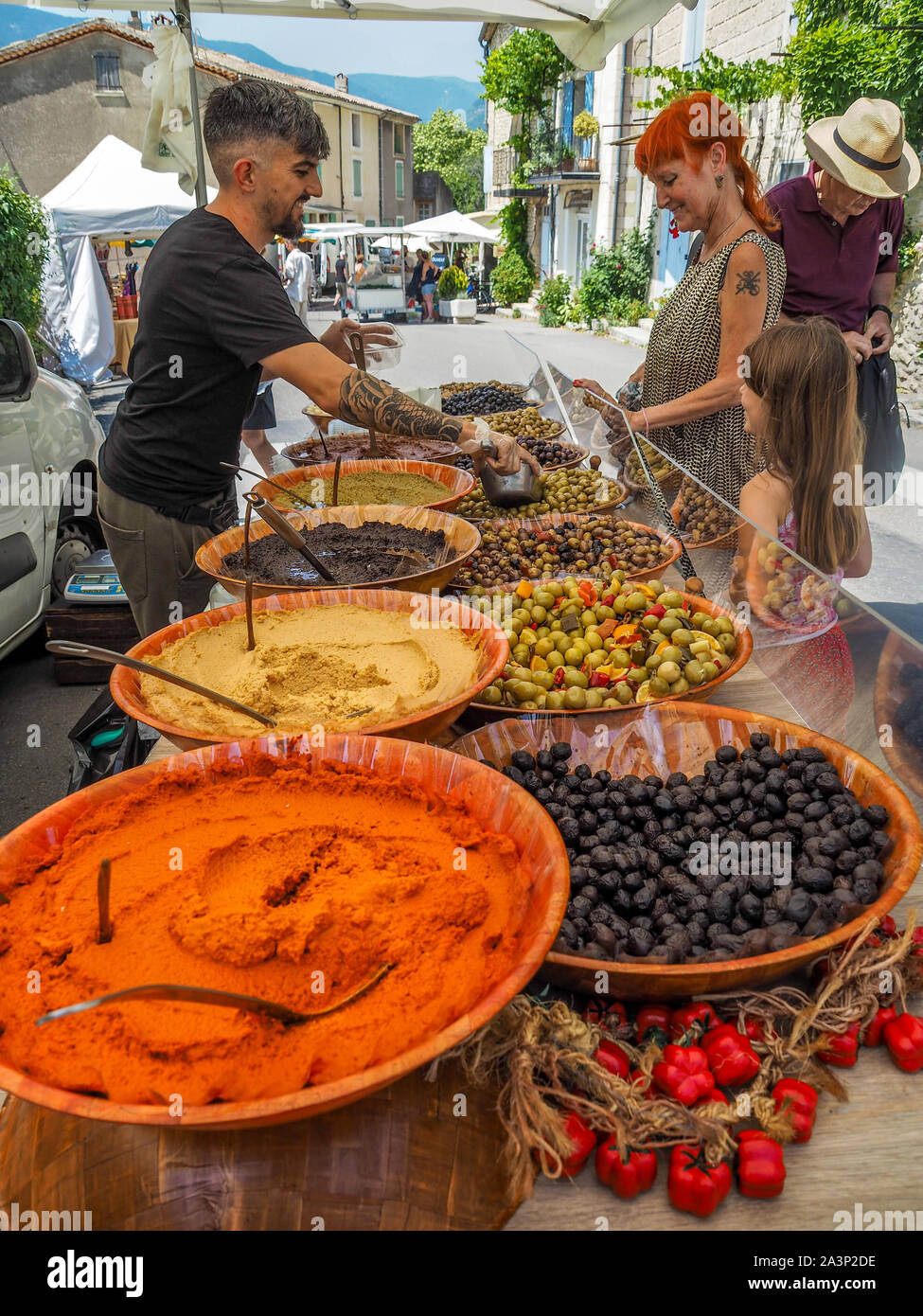 Herbs and spices at market stalls in Provence, France Stock Photo - Alamy