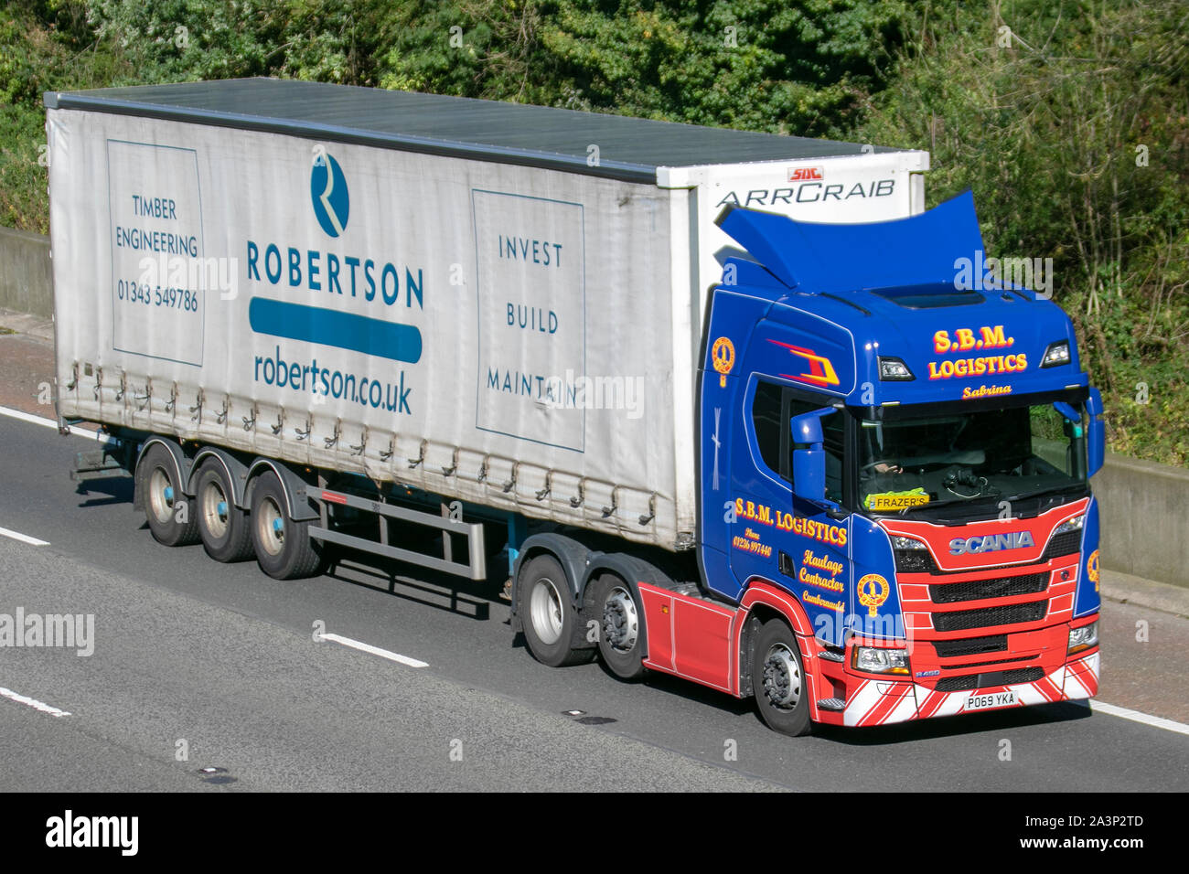 Robertson , S B M Logistics; Bulk Haulage delivery trucks, haulage ...