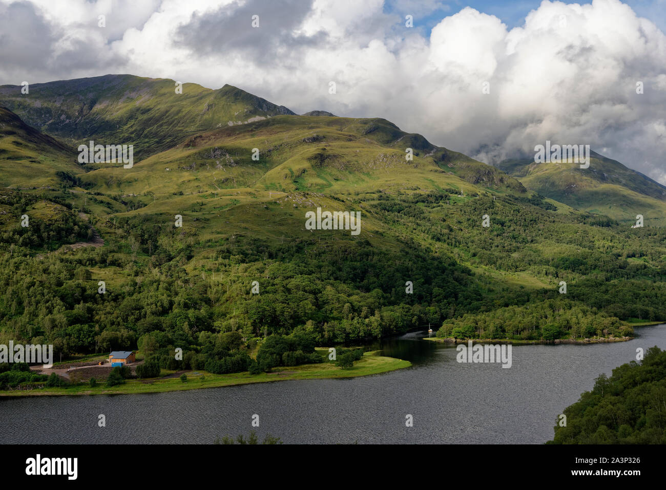 Am Bodach (1032M left), Sgurr an Fhuarain (735M) & Na Gruagaichean ...