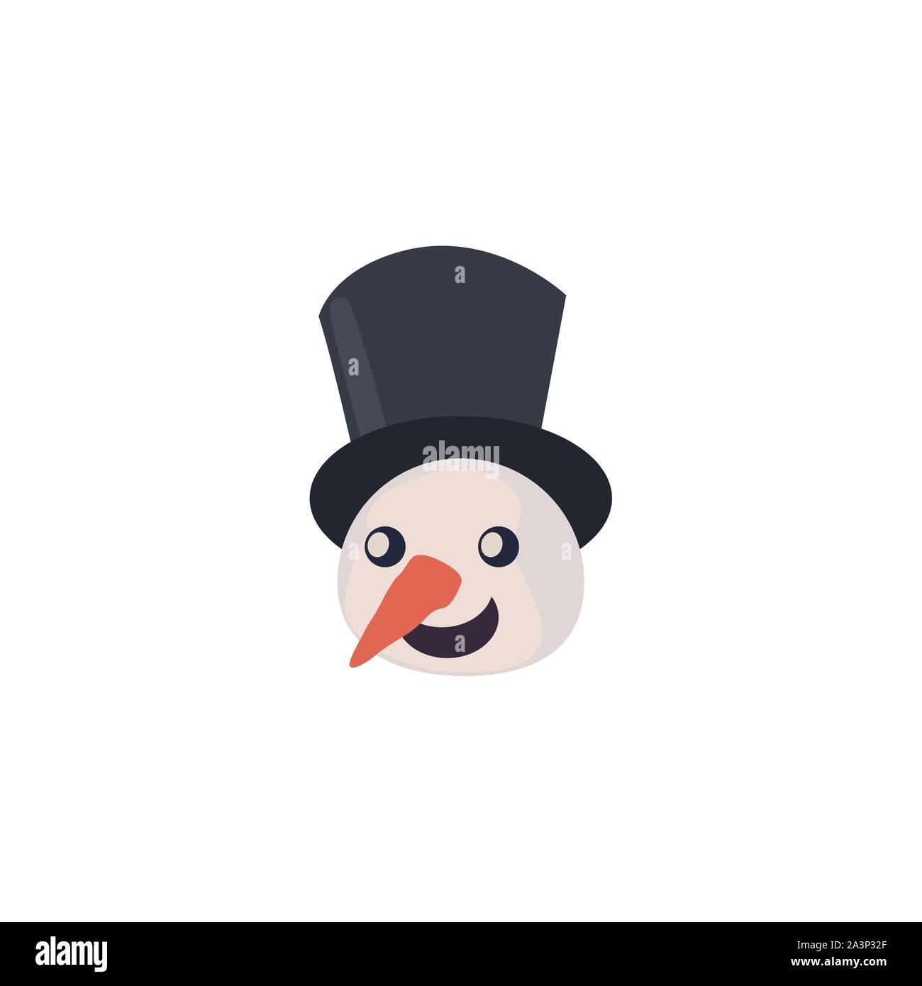 Snowball on head Stock Vector Images - Alamy